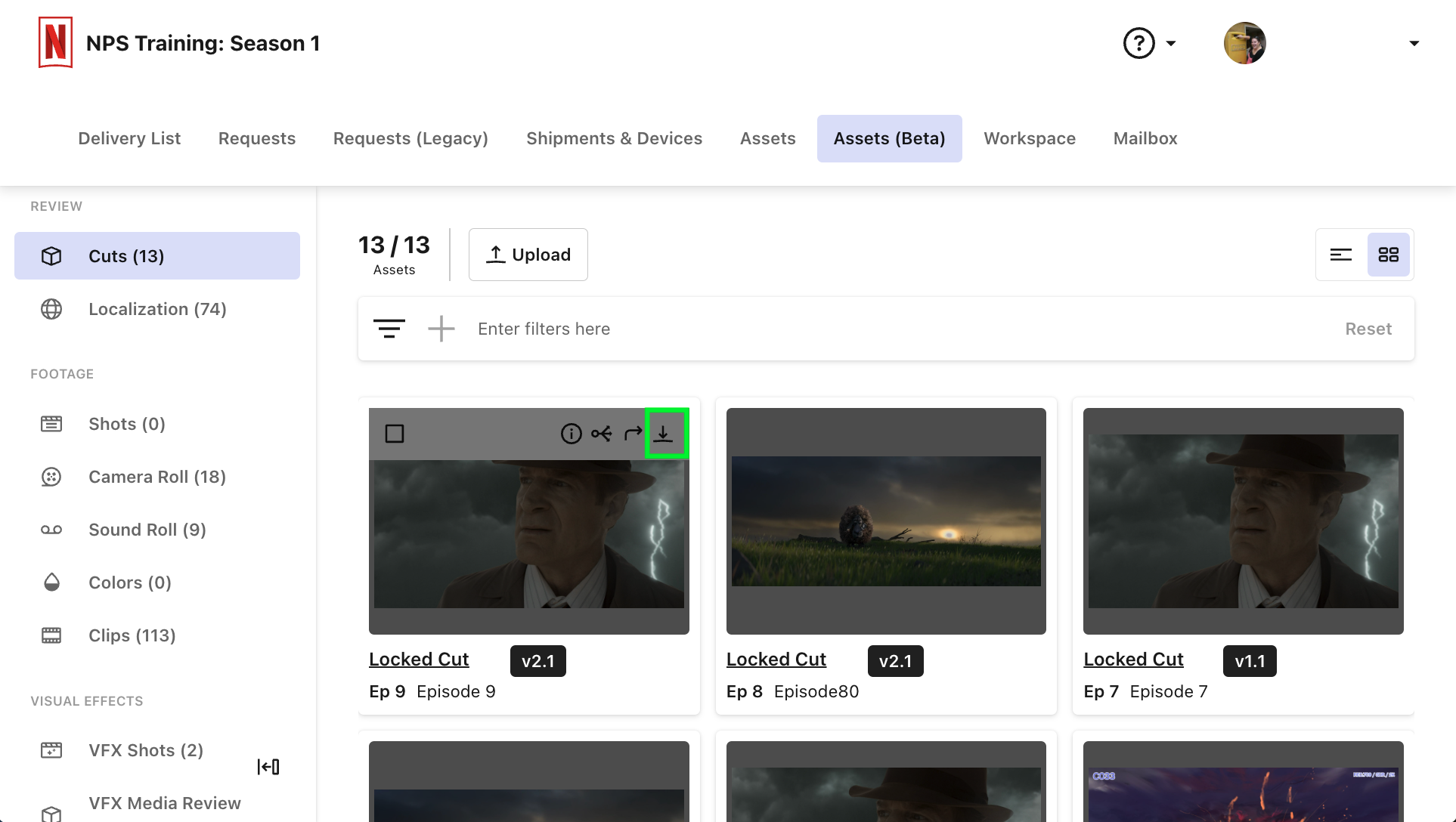 Content Hub - Downloading Assets – Netflix | Partner Help Center