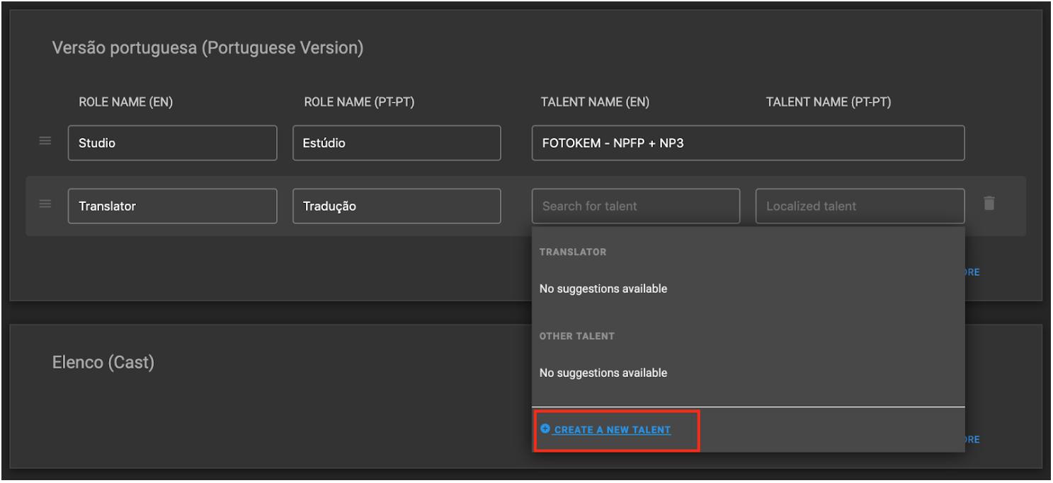 Dub Talent List User Guide – Netflix | Partner Help Center